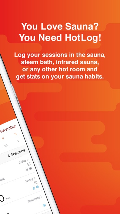 HotLog - Sauna Session Tracker iOS Download - Panda Helper
